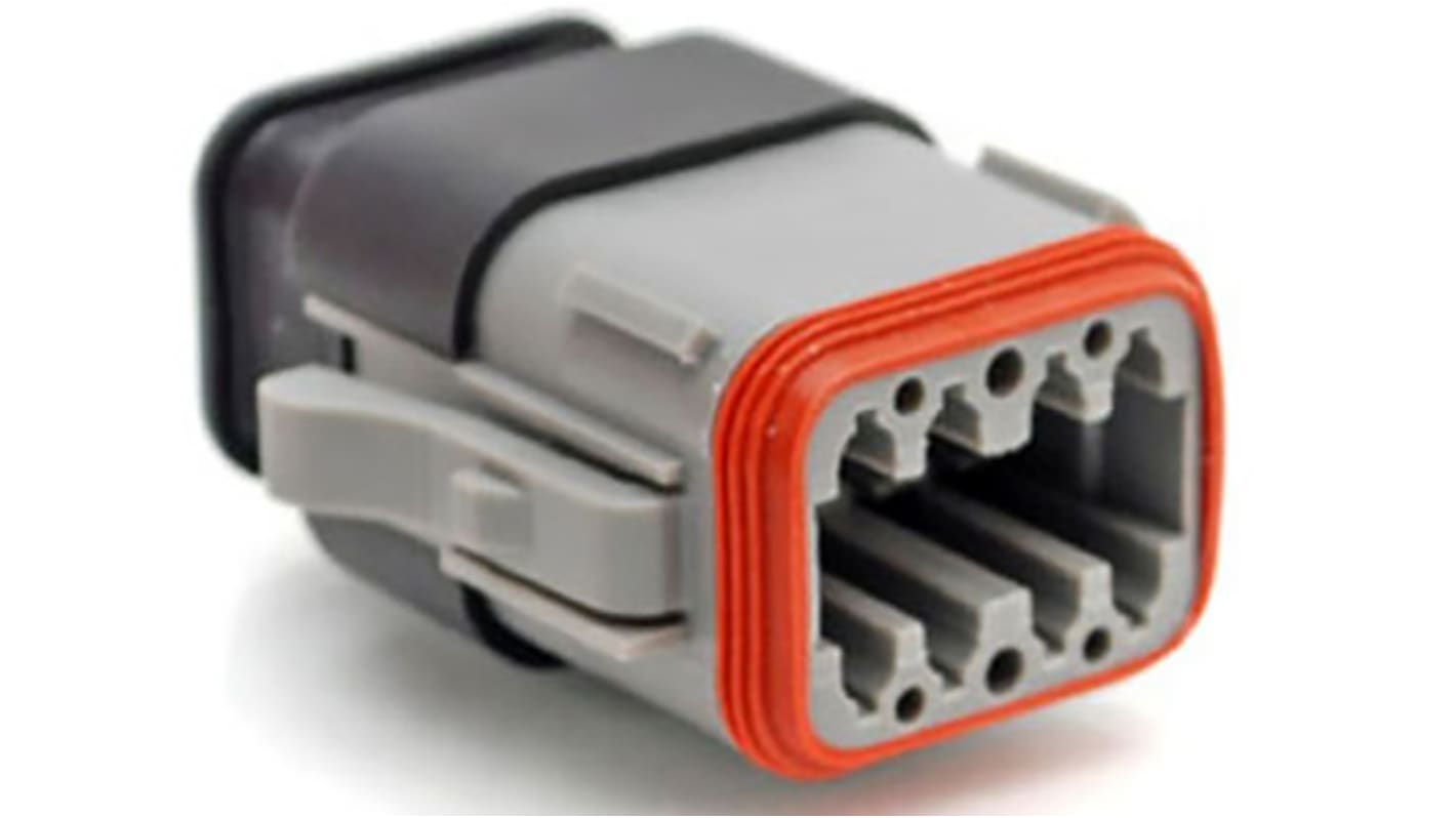 AT06-08SA-SRGRY | Amphenol Industrial, AT Automotive Connector Plug 8 ...