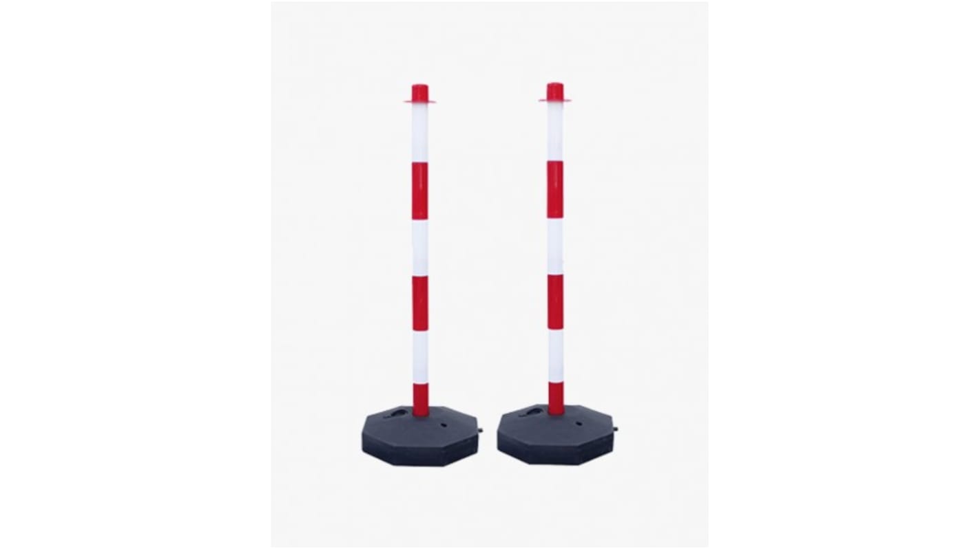 RS PRO Red & White PVC Barrier Post | RS