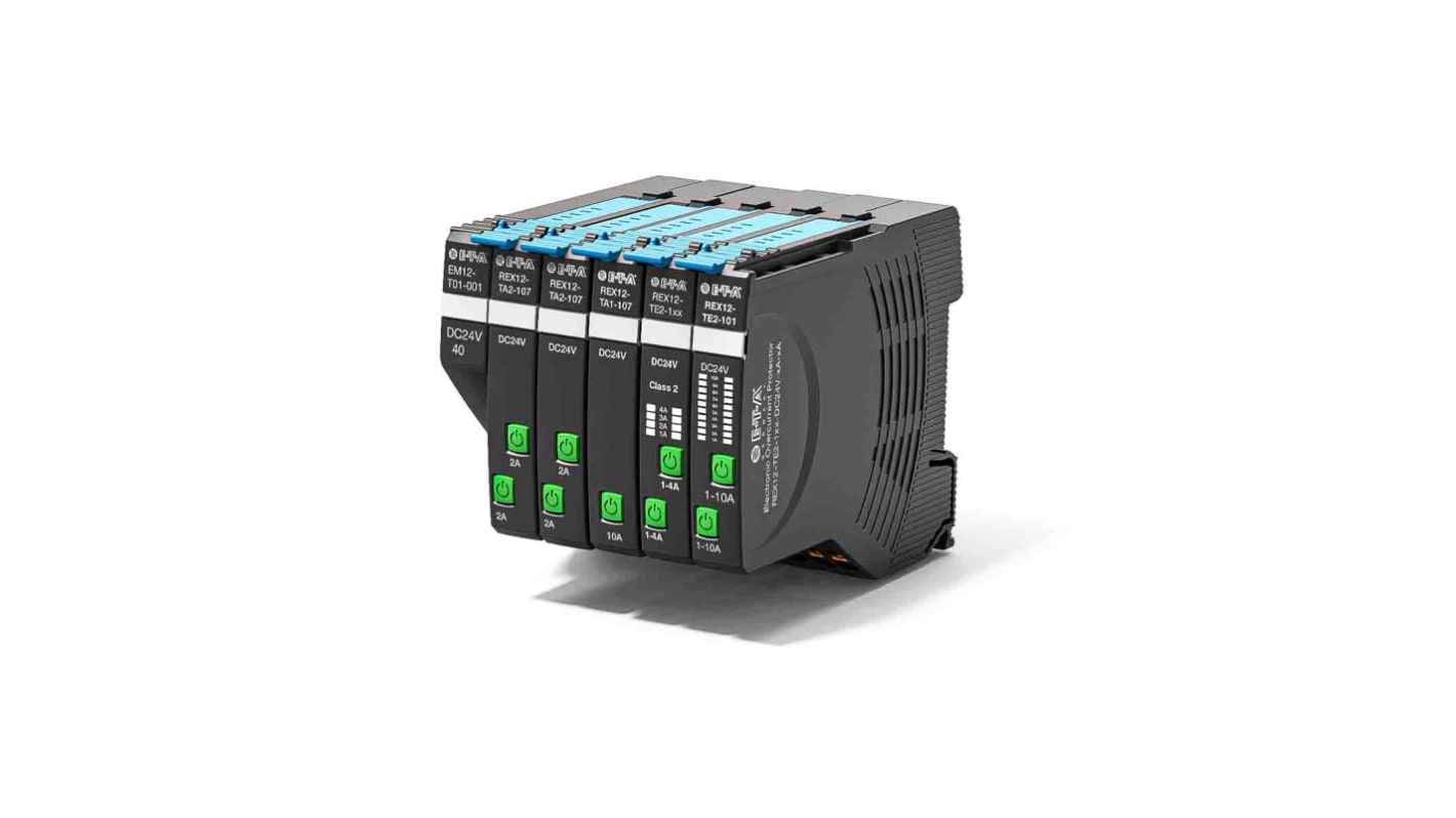 REX12-TA1-107-DC24V-3A | ETA REX12 Electronic Circuit breaker 3A 24V ...