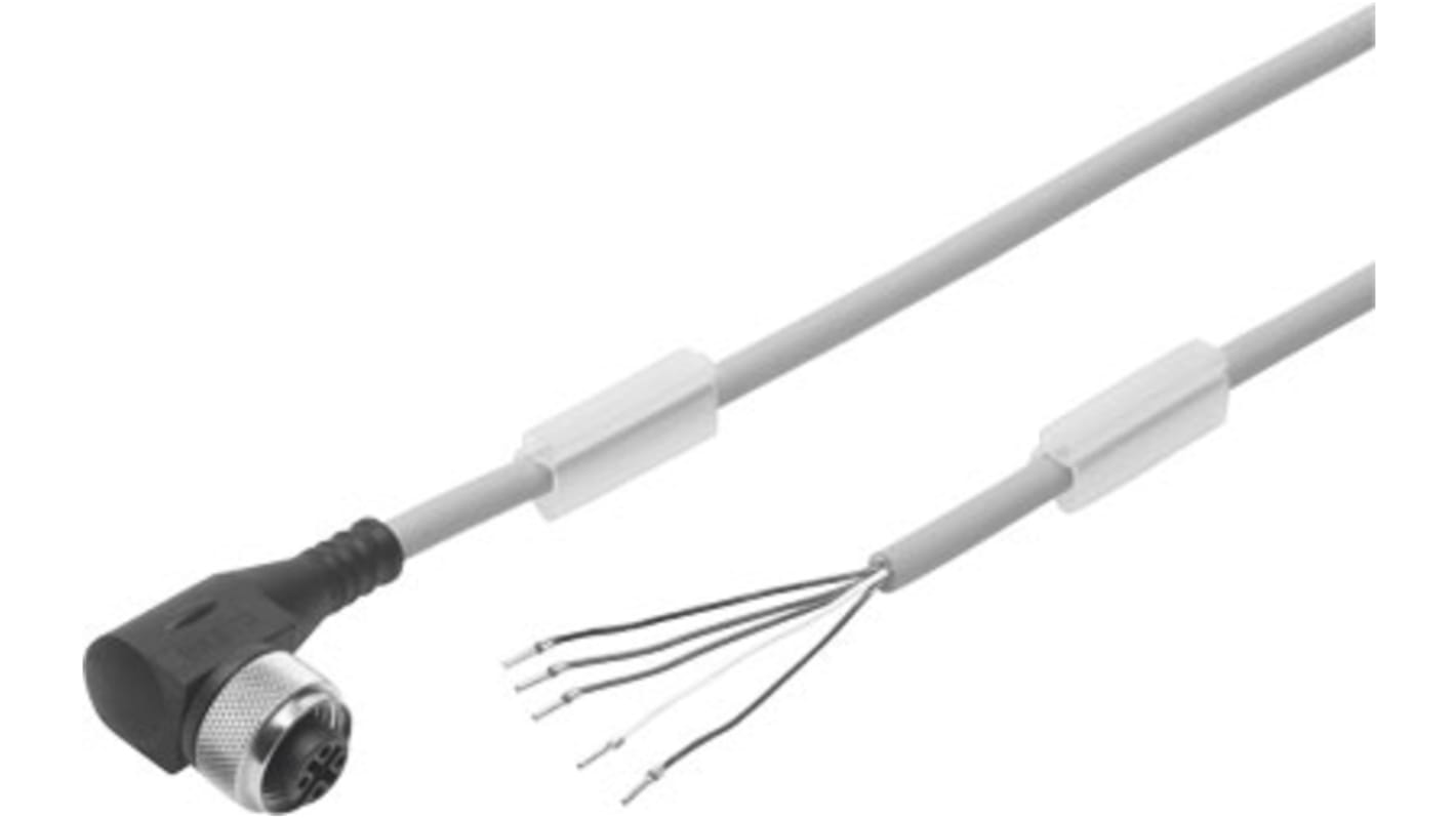 NEBU-M12W5-K-5-LE5 | Festo Cable, NEBU Series, For Use With Energy ...