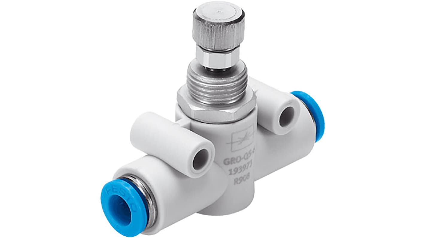 GRO-QS-6 | Festo GRO Series Flow Valve, 193973 | RS