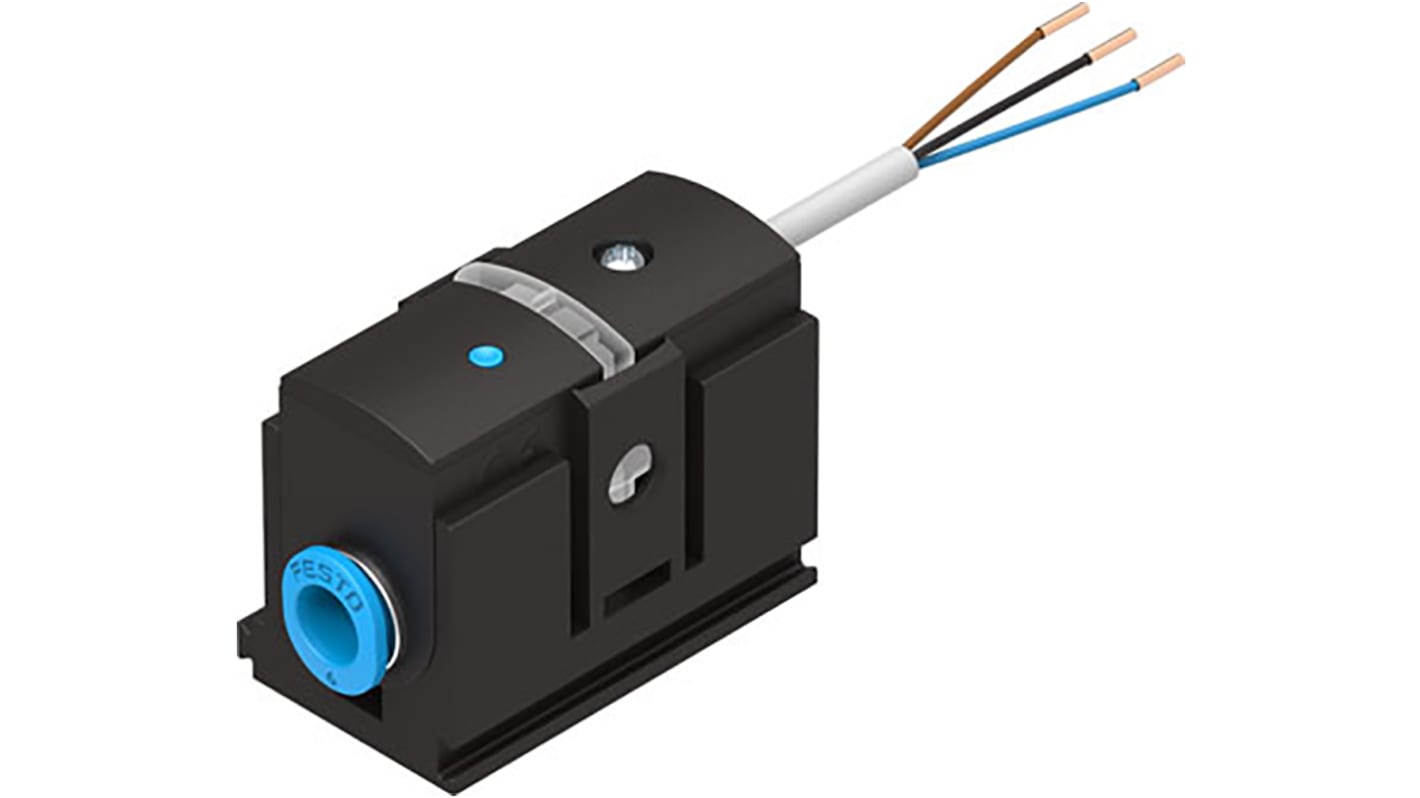 SDE5-D10-C-Q6E-P-K | Festo Pressure Sensor, 35V dc, IP40 10bar | RS