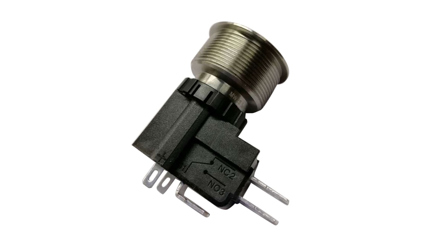 RS PRO Illuminated Push Button Switch, Latching, Panel Mount, 25.2mm ...