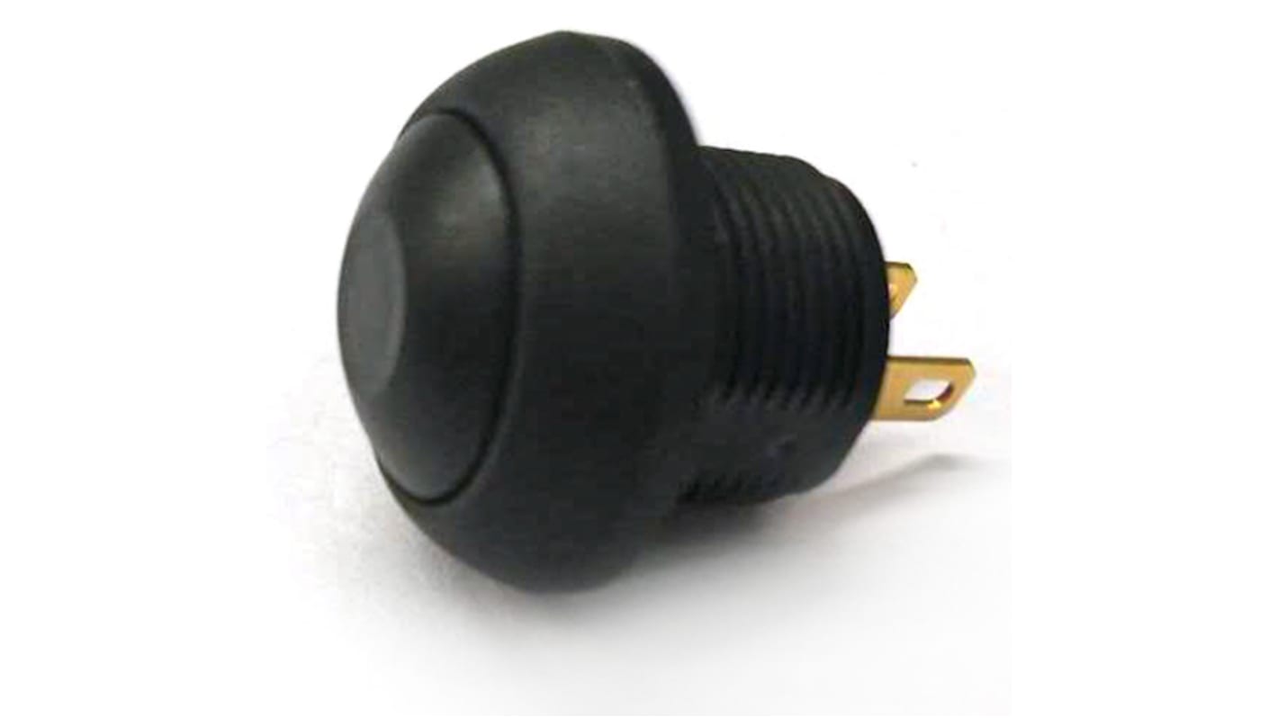 RS PRO Miniature Push Button Switch, 13.6mm Cutout, SPST, 125 V ac ...