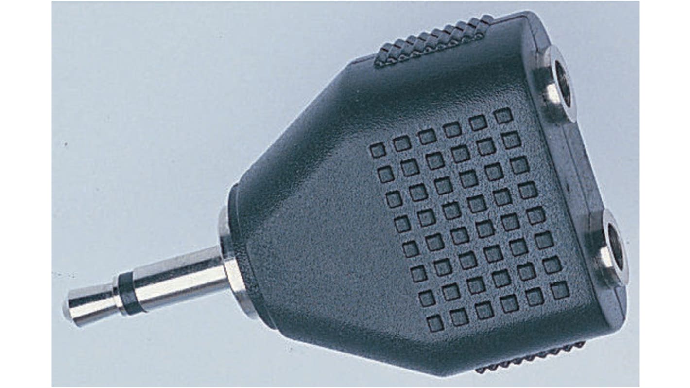 RS PRO Adapter, Female 3.5 mm Mono to Male 3.5 mm Mono | RS