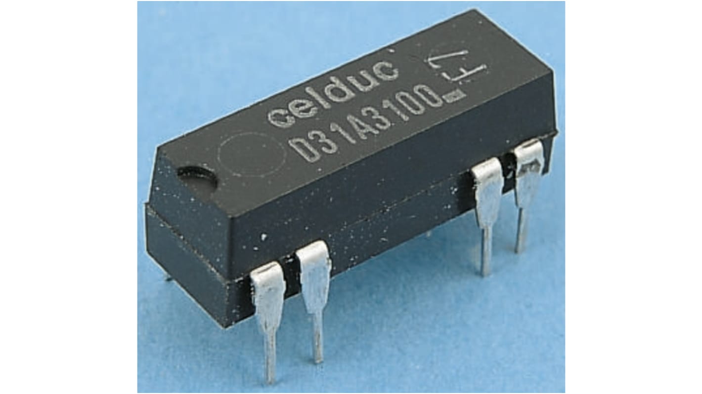 D31 C5100 | Celduc PCB Mount Reed Relay, 12V dc Coil, SPDT, 100V dc Max ...