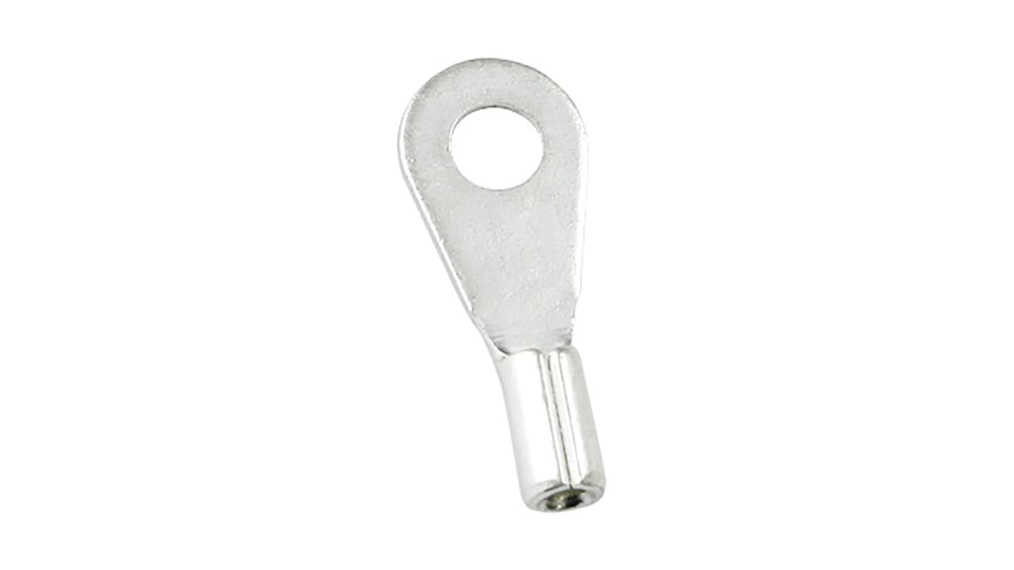 RS PRO Uninsulated Ring Terminal, 3.2mm Stud Size, 0.5mm² to 1.5mm² ...