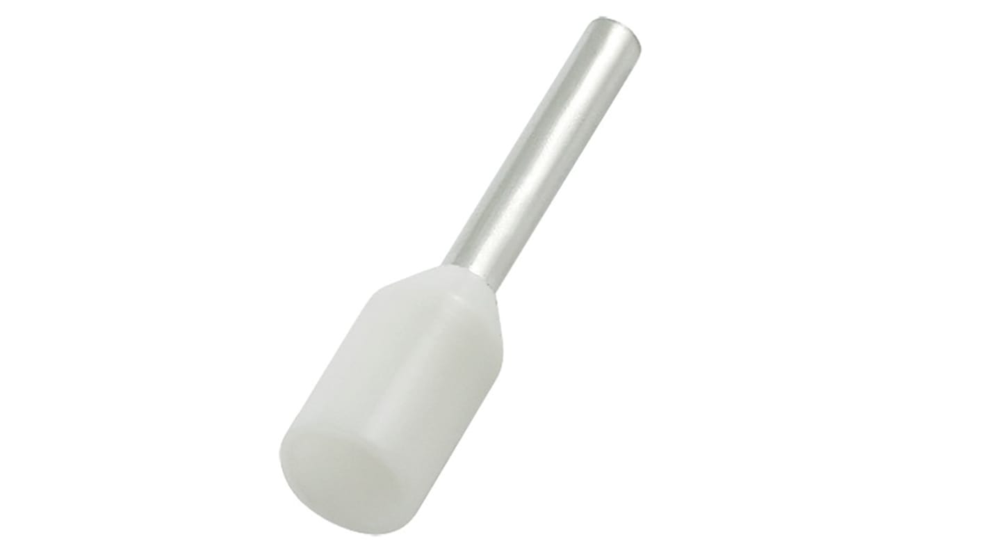 RS PRO Insulated Crimp Bootlace Ferrule, 6mm Pin Length, 1.3mm Pin ...