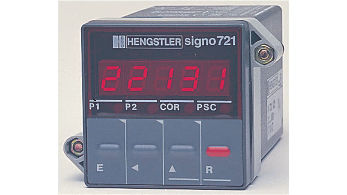 0 721 125 | Compteur Hengstler 12→24 V LED 5 digits | RS