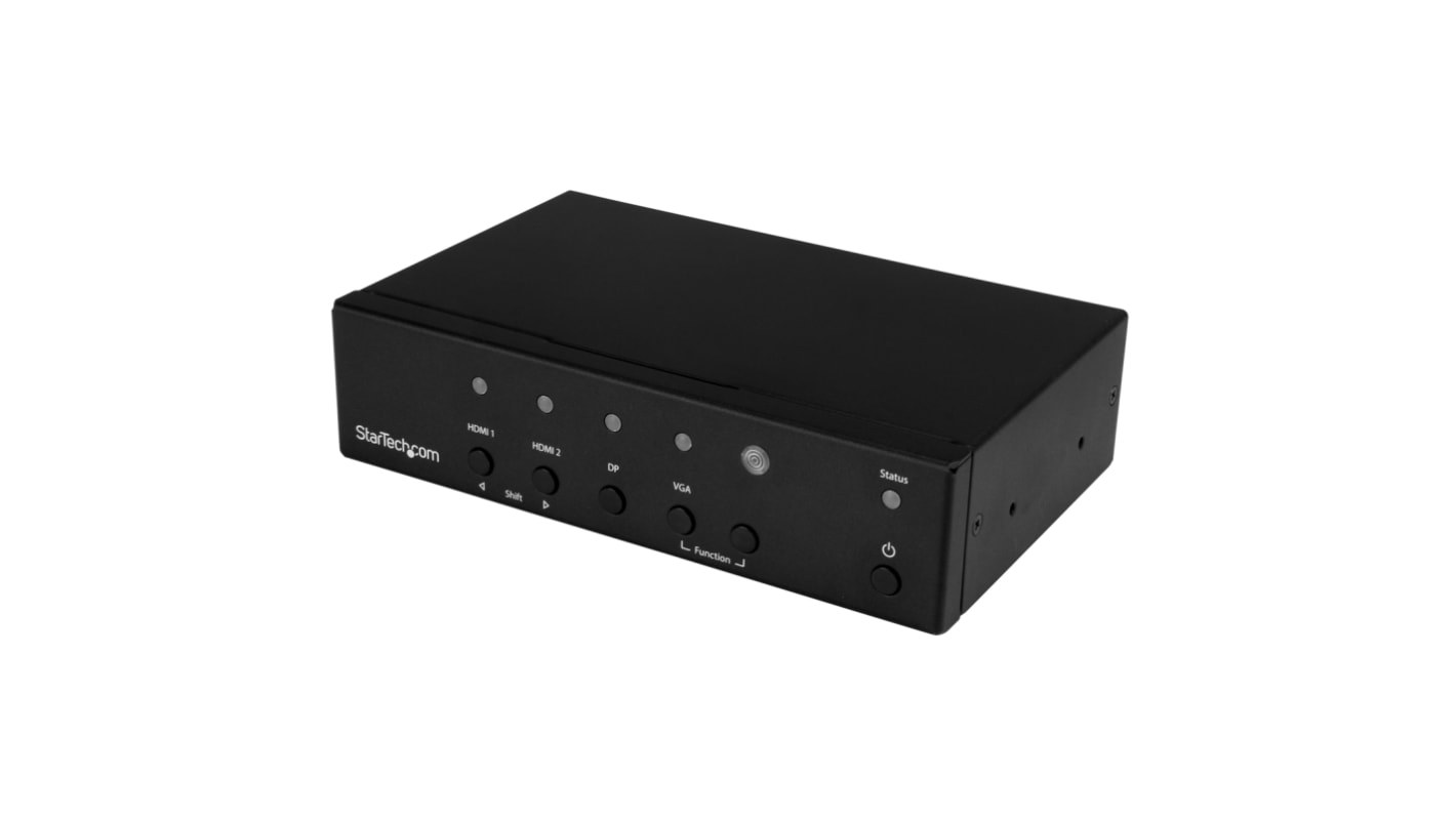 HDVGADP2HD | StarTech.com 3 Port 4 Input 1 Output DisplayPort, HDMI ...