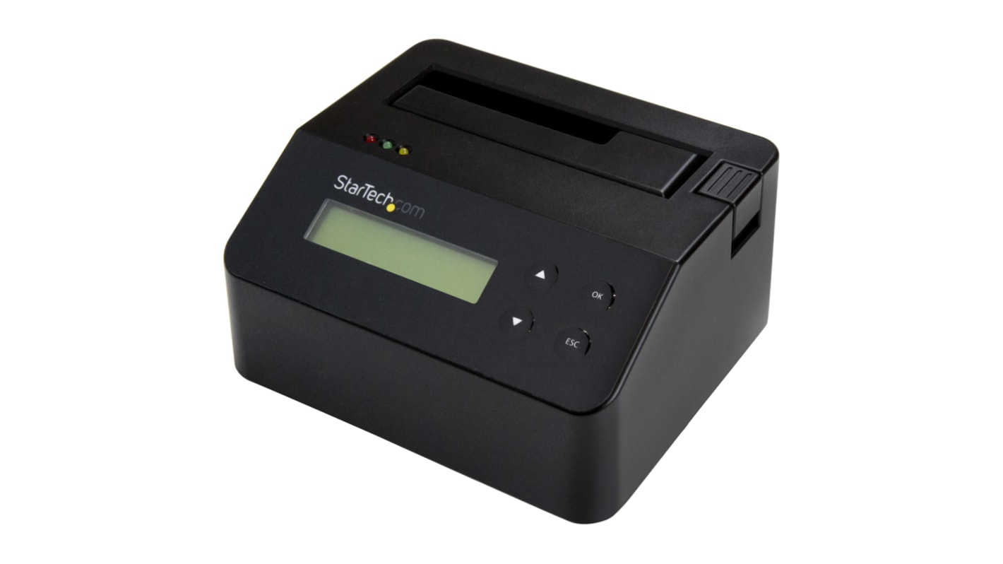 SDOCK1EU3P2 | StarTech.com USB Type B, DB-9 Hard Drive Docking Station ...