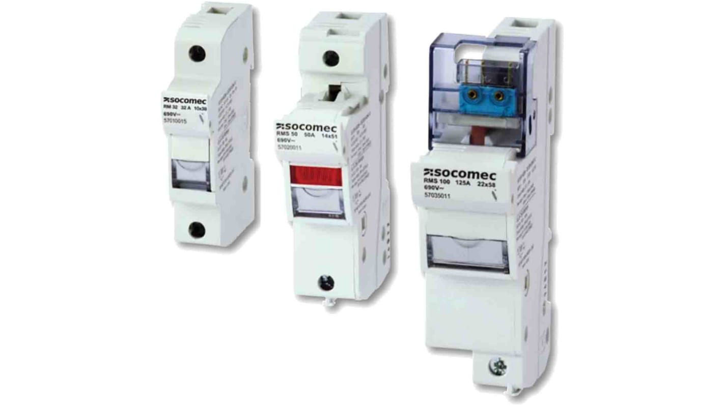 57025014 | Socomec Fuse Switch Disconnector, 3 Pole, 50A Max Current ...