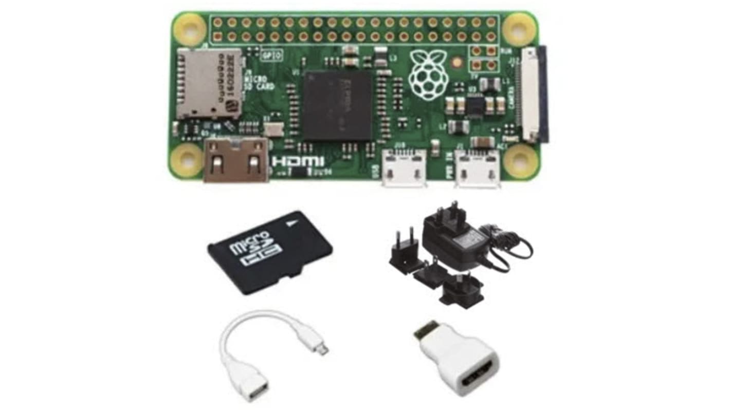 PI-ZERO-U-K108 | Canakit Raspberry Pi Zero Starter Kit with 16GB Card | RS