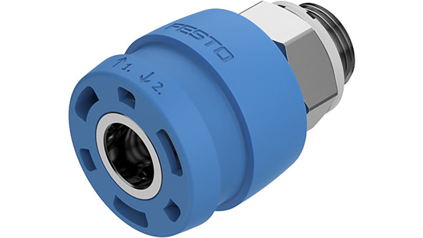 NPHS-D6-P-G38 | Festo Brass Female Pneumatic Quick Connect Coupling, G ...