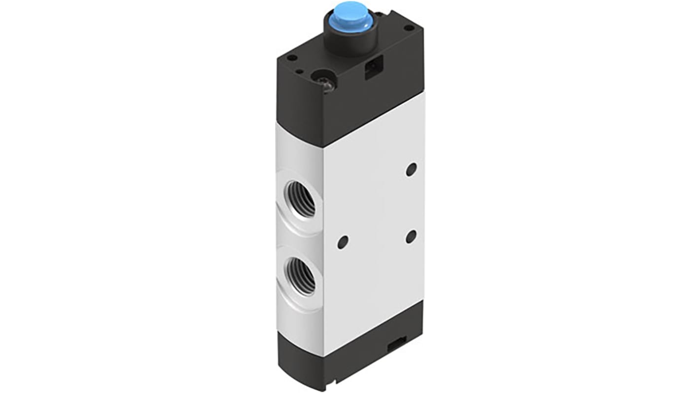 VMEF-SC-M52-M-G14 | Festo Plunger 5/2 Pneumatic Manual Control Valve VMEF Series, G 1/4, 1/4in ...