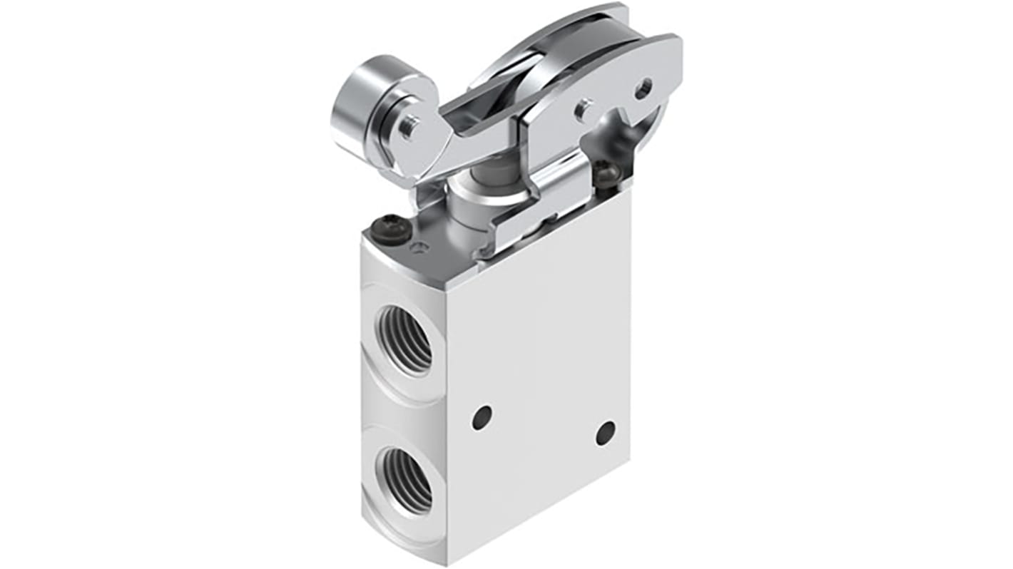 VMEF-RT-M32-M-G14 | Festo Roller Lever 3/2 Pneumatic Manual Control Valve VMEF Series, G 1/4, 1 ...