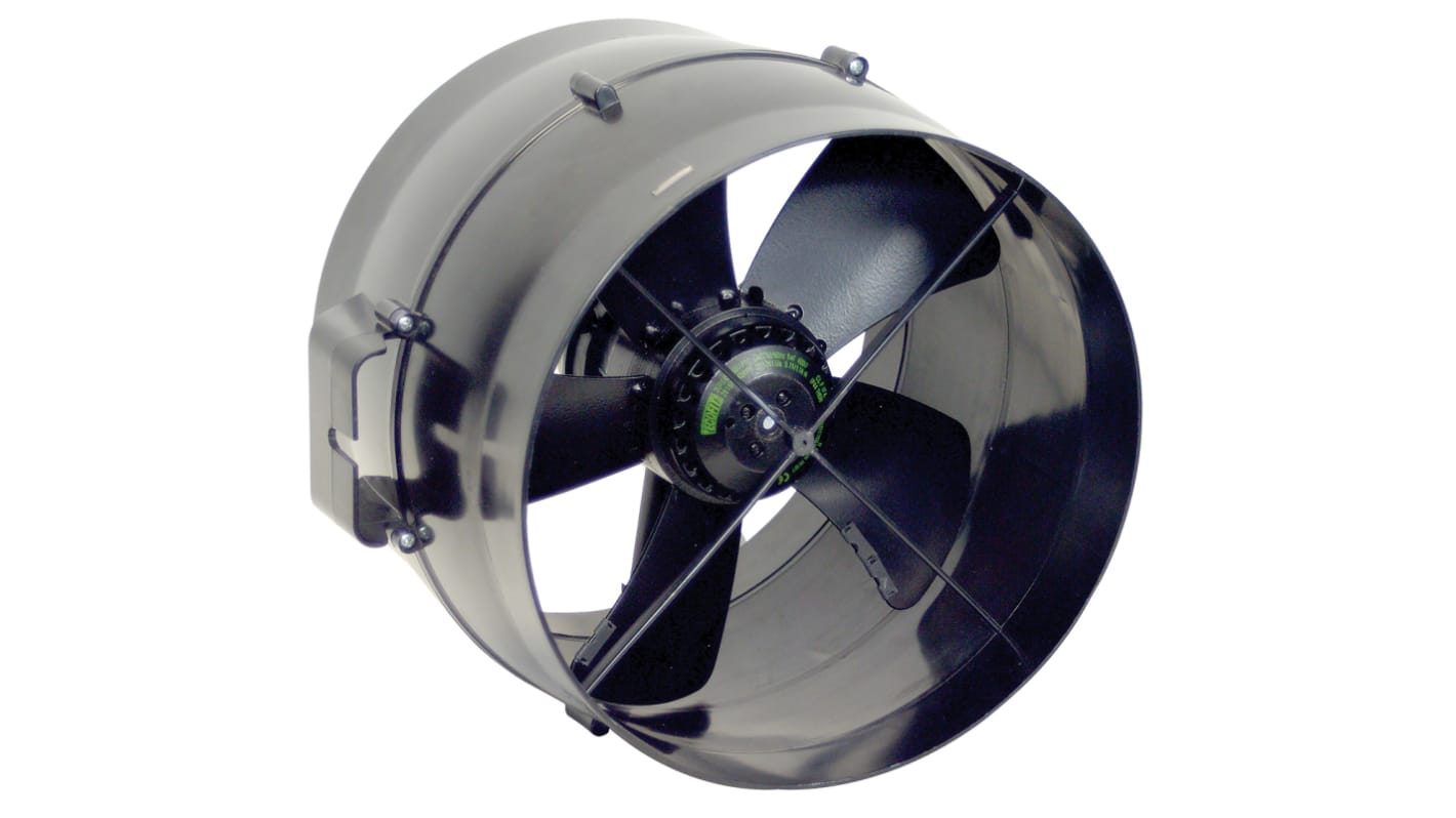 MTP132 | Fantech MINITUBE Series Axial Fan, 230 V ac, AC Operation, 46W ...