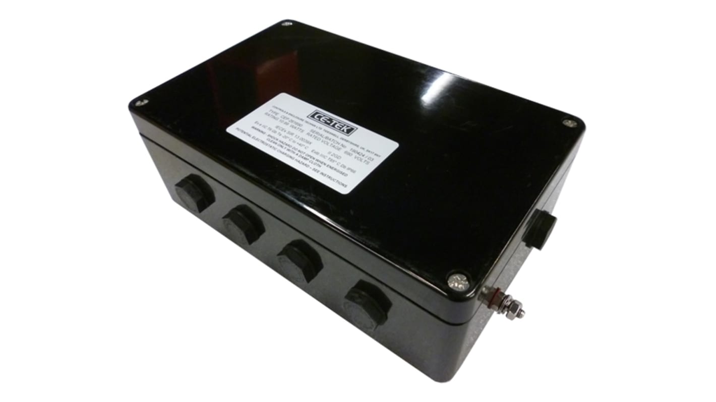 CEP261690PI | CE-TEK CEP Series Black Polyester Junction Box, IP66 ...