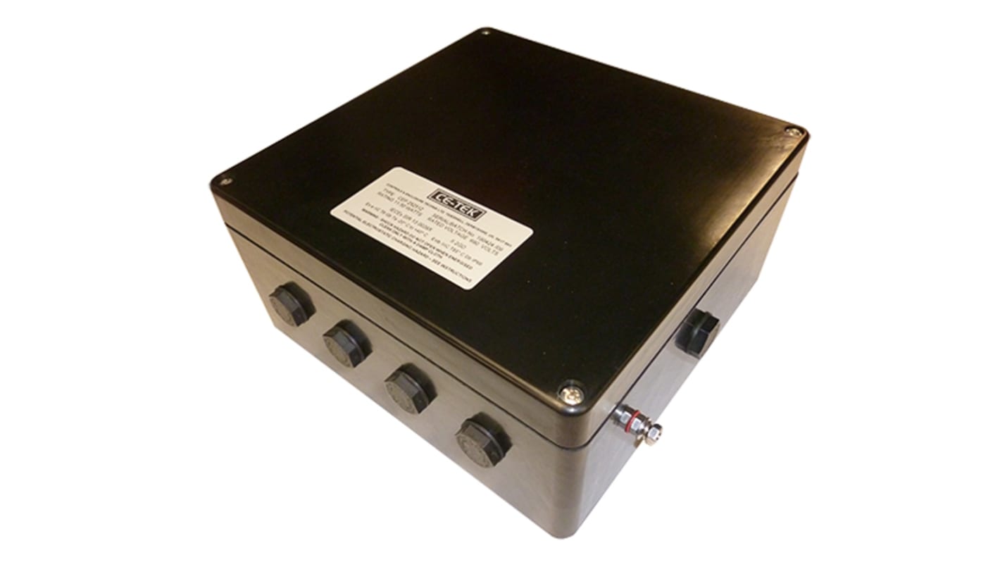 CEP252512PI | CE-TEK CEP Series Black Polyester Junction Box, IP66 ...