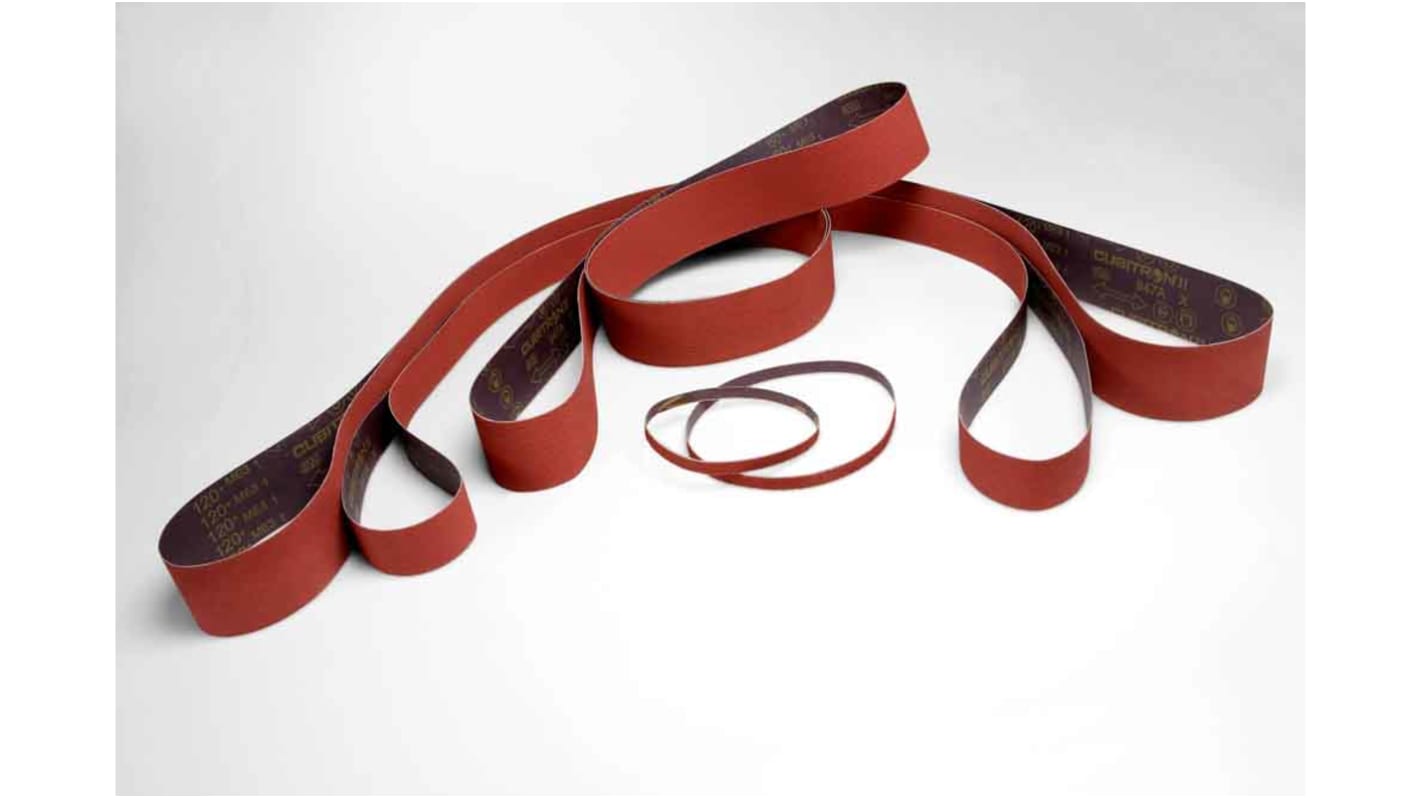 7100030842 | 3M 984F Sanding Belt, 915mm 100mm, P80 Grit, Medium Grade | RS