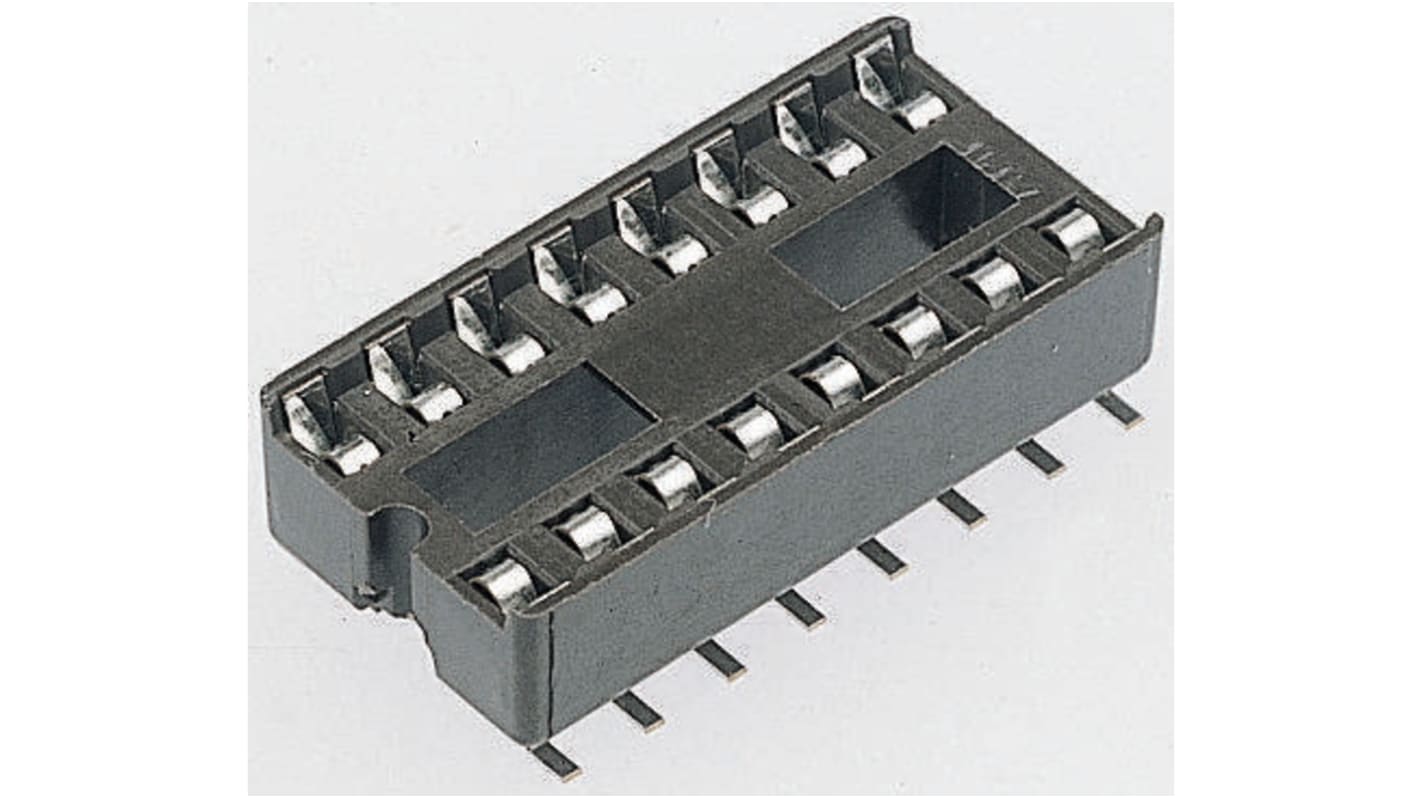 W3116SMRC | Winslow Straight SMT Mount IC Socket Adapter, 16 Pin Female ...