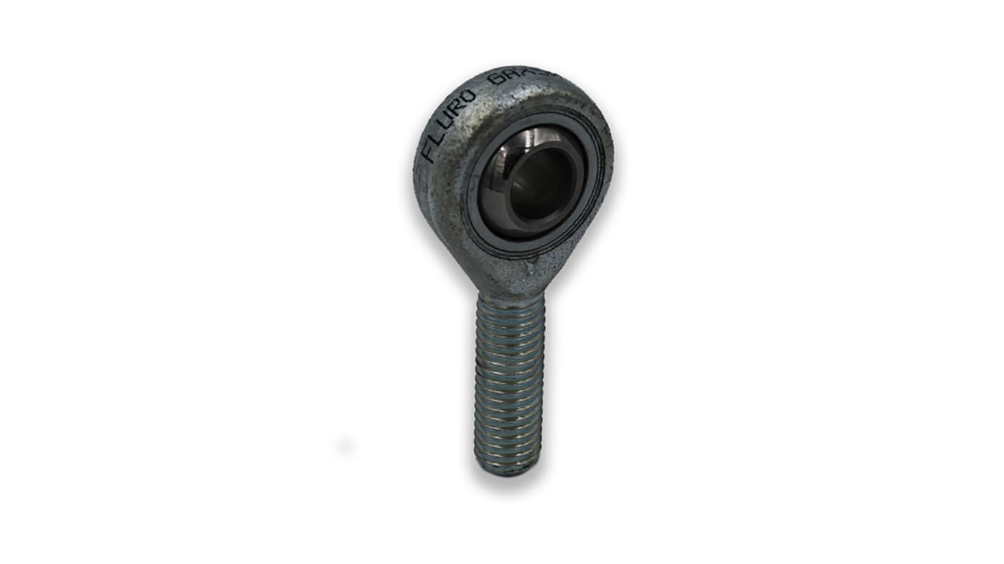 GAXSW30X1.5 | Fluro M30 x 1.5 Male Galvanized Steel Rod End, 30mm Bore ...