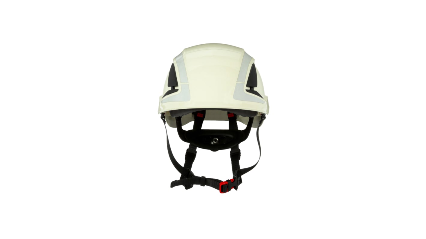 X5001V-CE | 3M SecureFit™ White Safety Helmet with Chin Strap ...