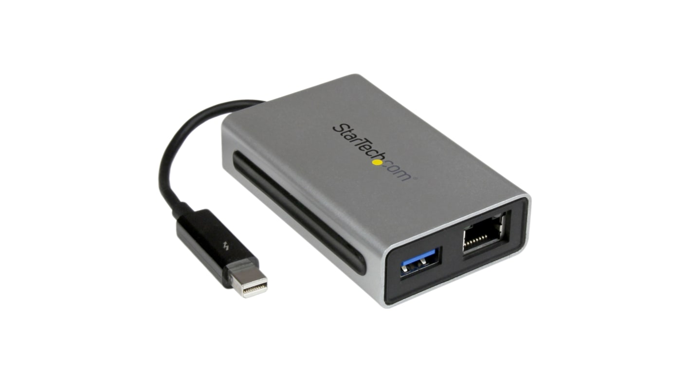 TB2USB3GE | Startech 2 Port Thunderbolt 1 RJ45, USB 3.0 Ethernet ...