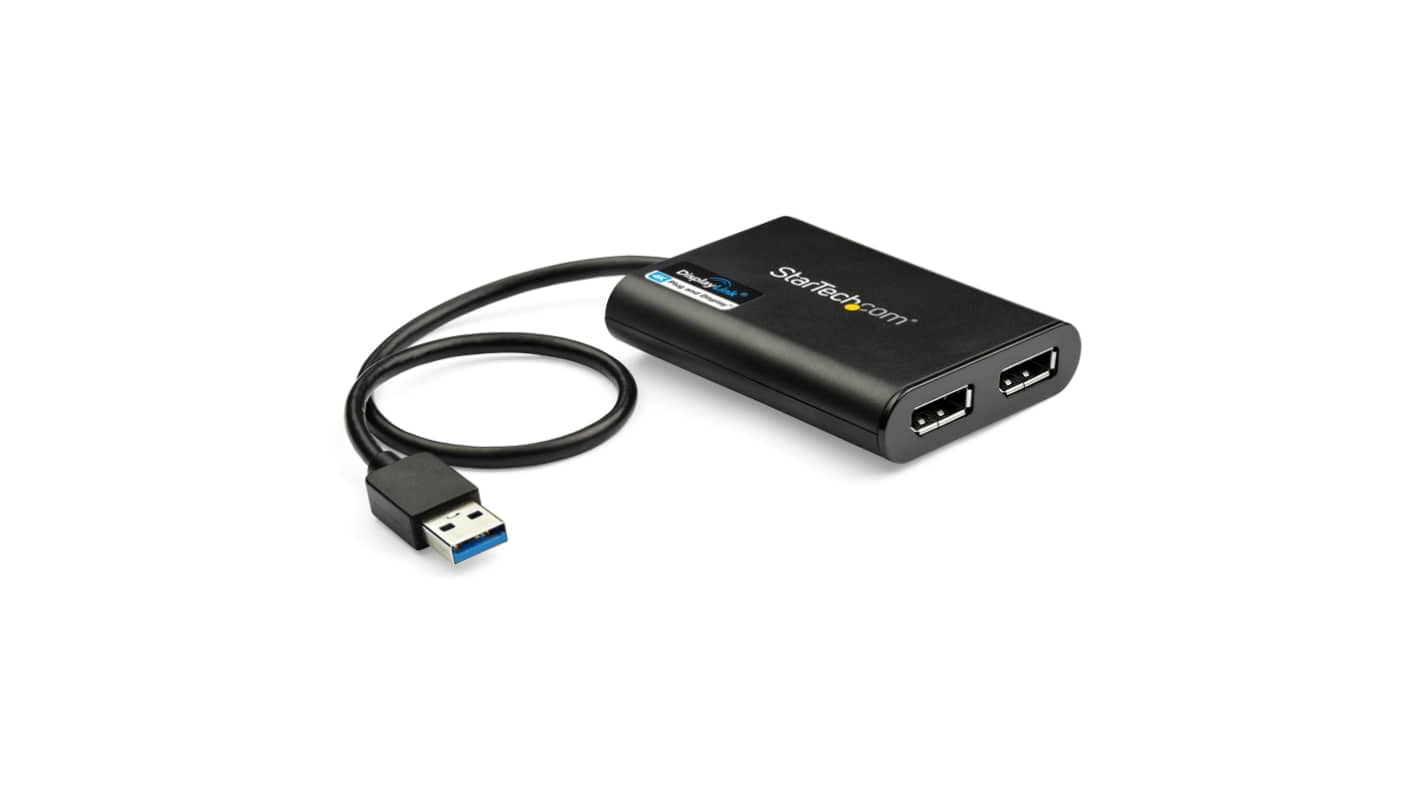 USB32DP24K60 | StarTech.com USB A to DisplayPort Adapter, USB 3.0, 2 ...
