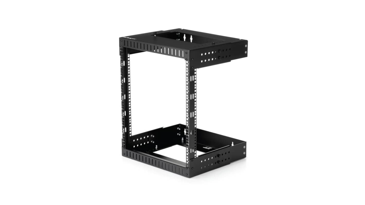 RK12WALLOA | StarTech.com Black 12U Steel Server Rack , with 2-Post ...