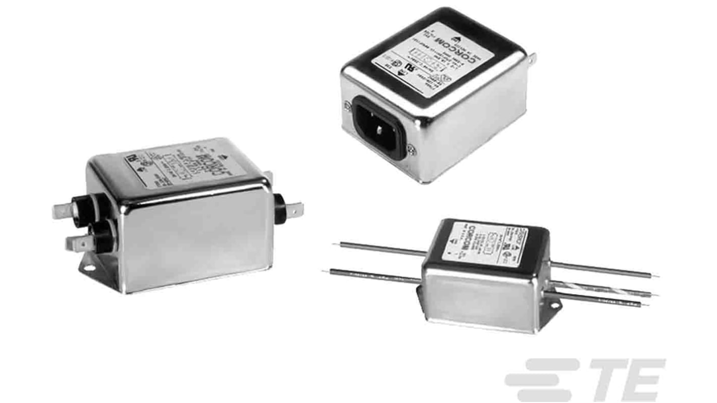 30VSK6 | TE Connectivity, Corcom SK 30A 250 V ac 50/60Hz, Flange Mount ...