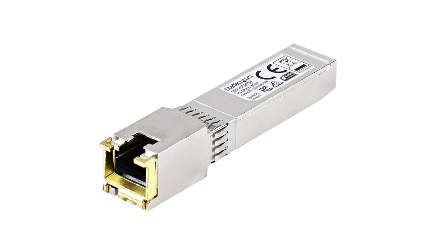 SFP10GBTST | StarTech.com MSA Compatible RJ45 Copper Transceiver Module ...