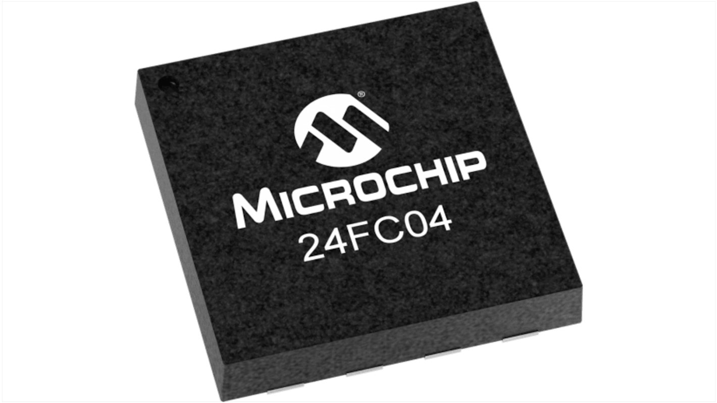 Microchip 24FC04T-I/MUY, 4kbit EEPROM Memory Chip, 3500ns 8-Pin UDFN Serial-2 Wire | RS