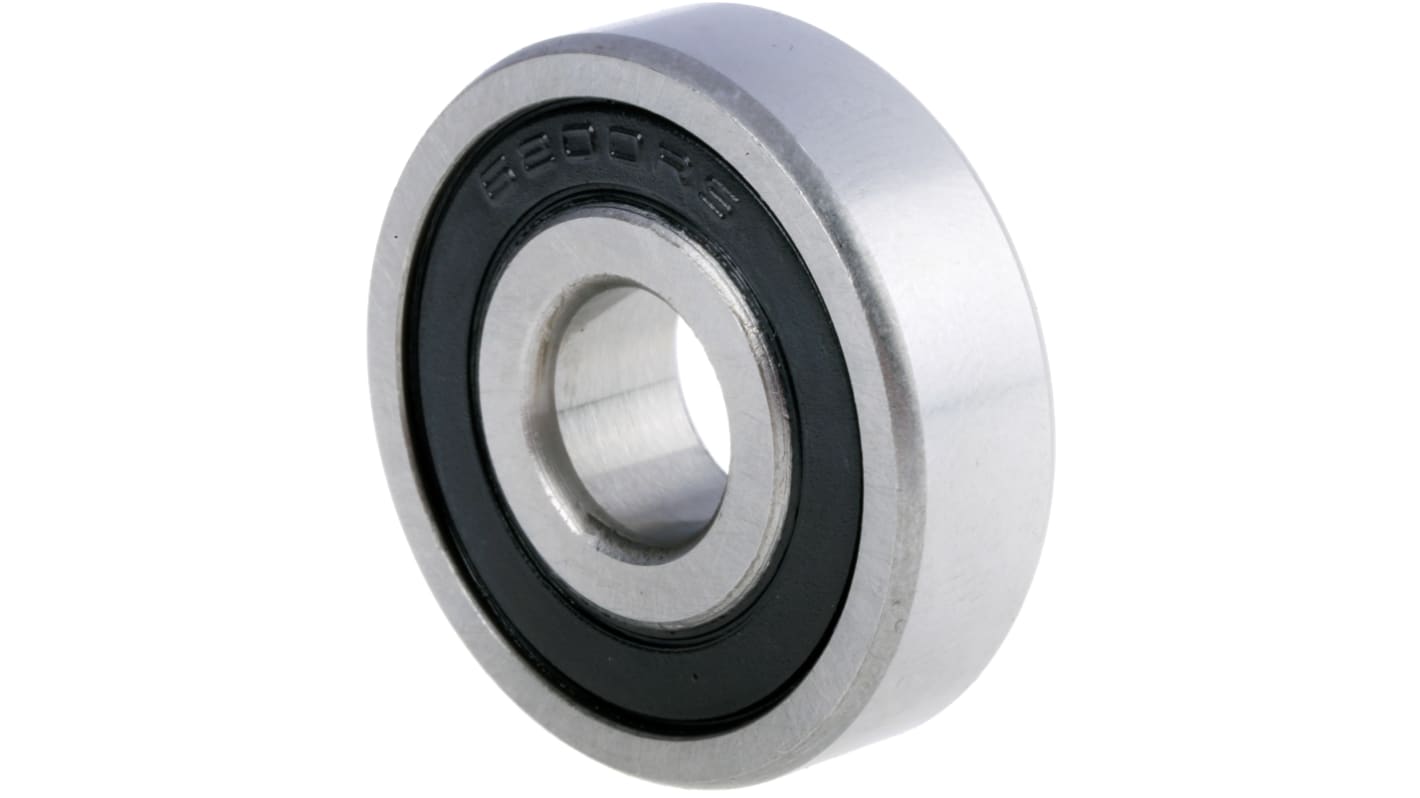 RS PRO 6009-2RS/C3 Single Row Deep Groove Ball Bearing- Both Sides Sealed 45mm I.D, 75mm O.D | RS