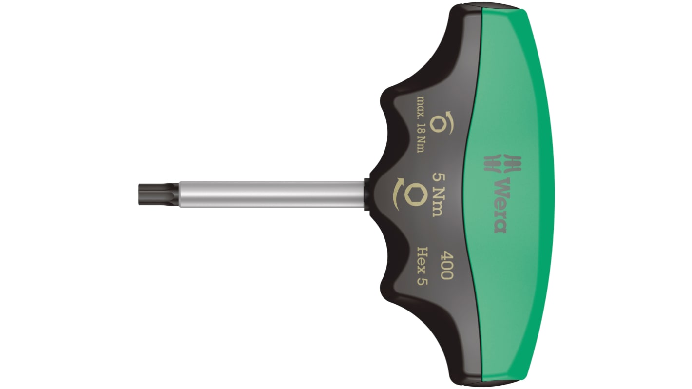05005081001 | Wera T Shape Metric Hex Key, 5mm | RS