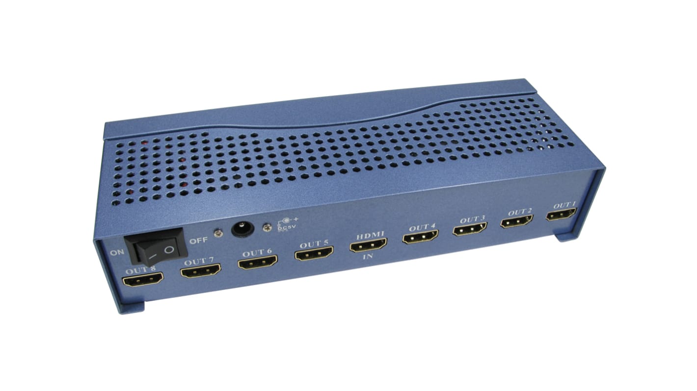 NLHDSP408-HS4K | NewLink 8 Port 1 Input 8 Output HDMI Splitter 4000 | RS