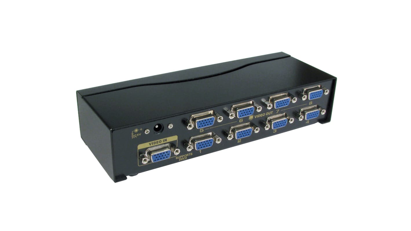 NLKVS-538ADUO | NewLink 1 Input 8 Output VGA Splitter 2048 x 1536 | RS
