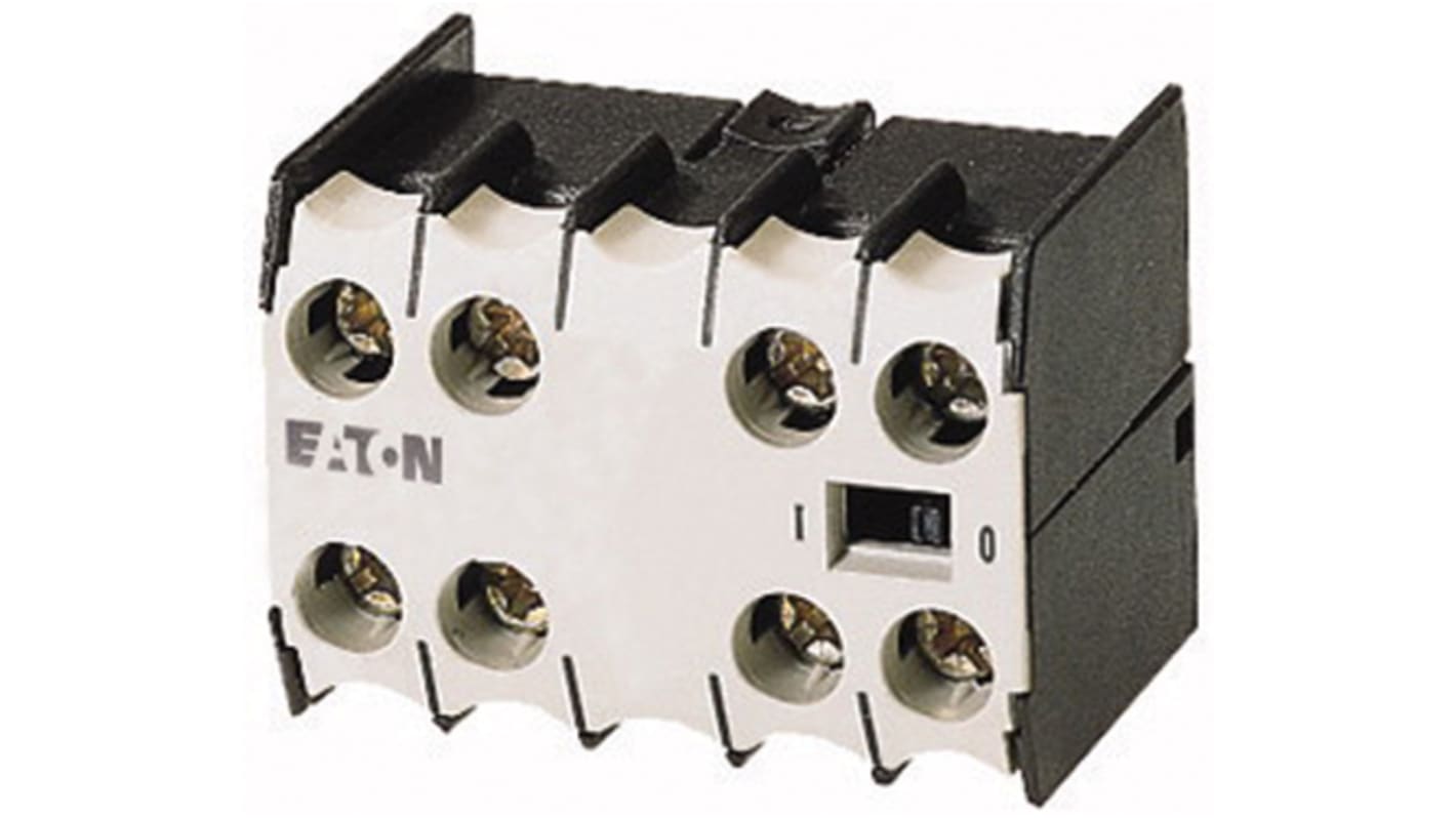 010304 40DILE | Eaton Auxiliary Contact, 4 Contact, 4NO, Front Mount | RS