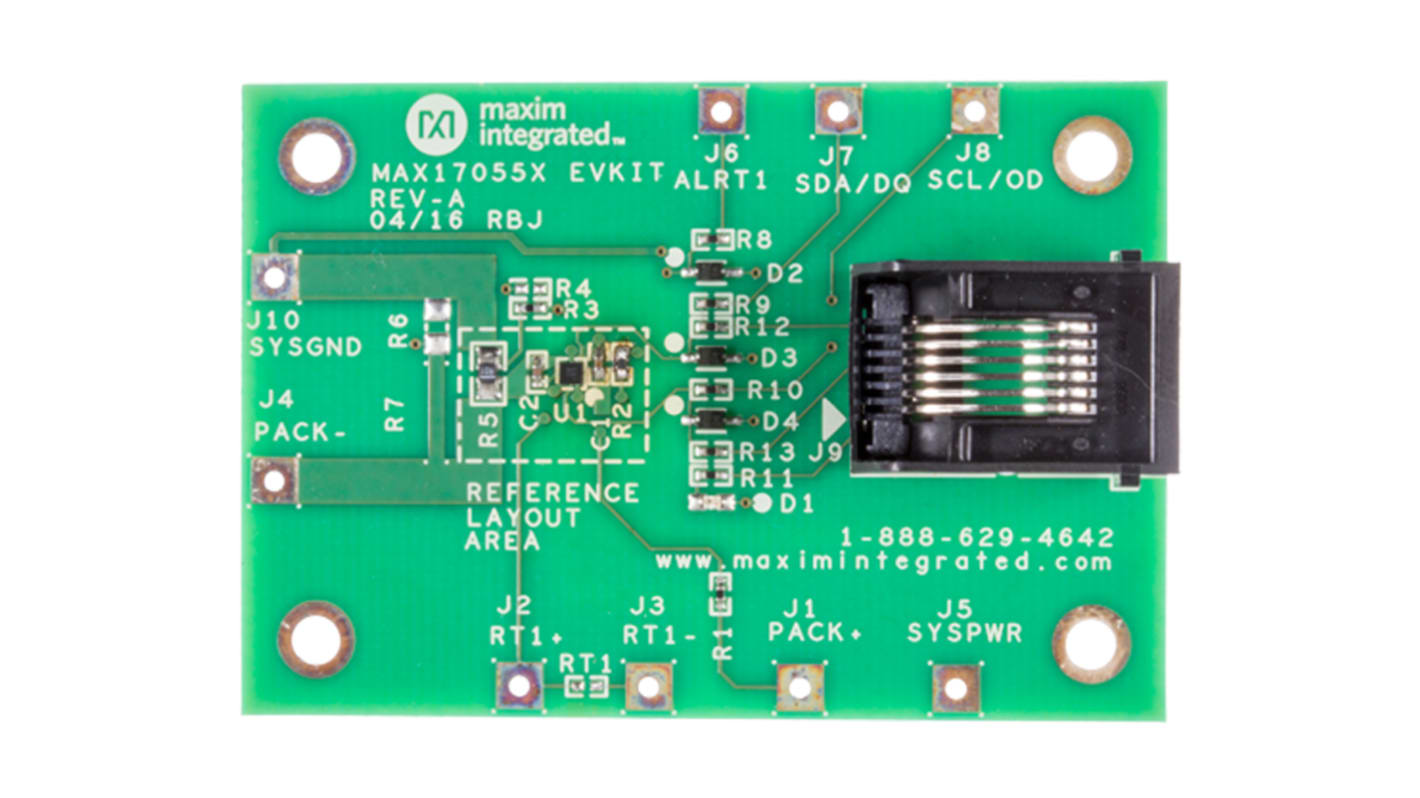 MAX17055XEVKIT# | Maxim Integrated MAX17055 Evaluation Kit Battery ...