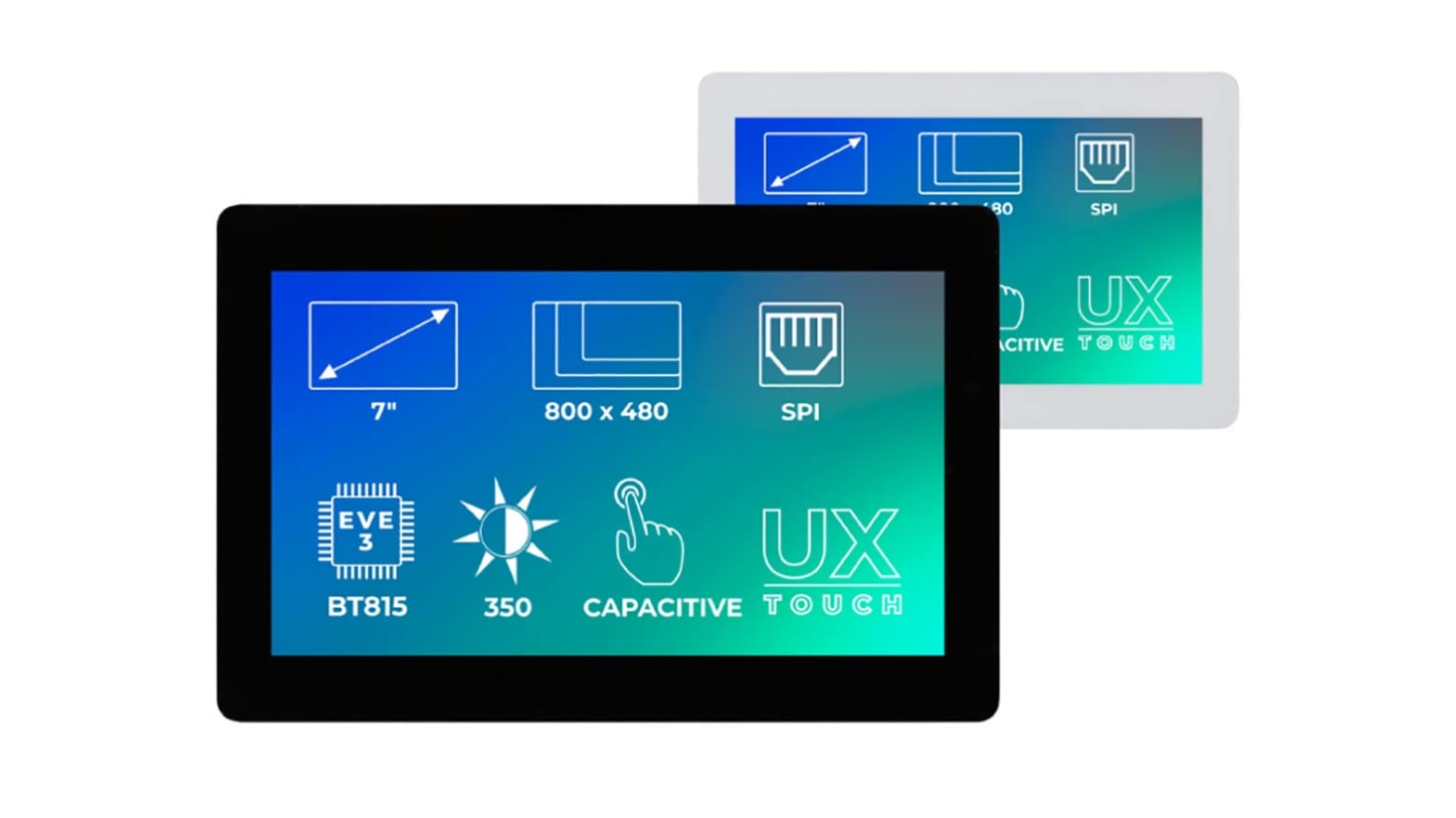 Riverdi RVT70UQBNWC01 TFT LCD Colour Display / Touch Screen, 7in, 1792 x 1024 | RS