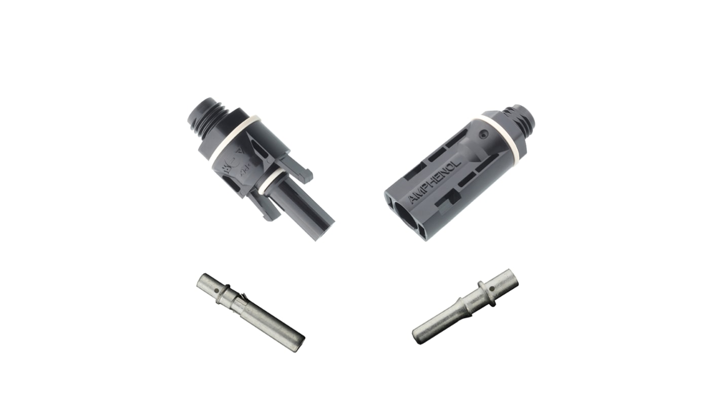 H4CFM4DI | Amphenol Industrial H4 Series, Female, Panel Mount Solar ...