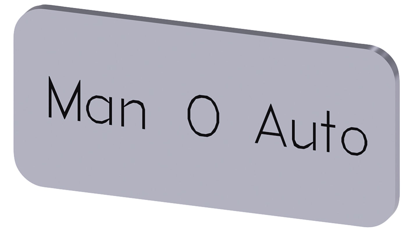 3SU1900-0AC81-0DY0 | Siemens Labeling plate, Man - O - Auto | RS