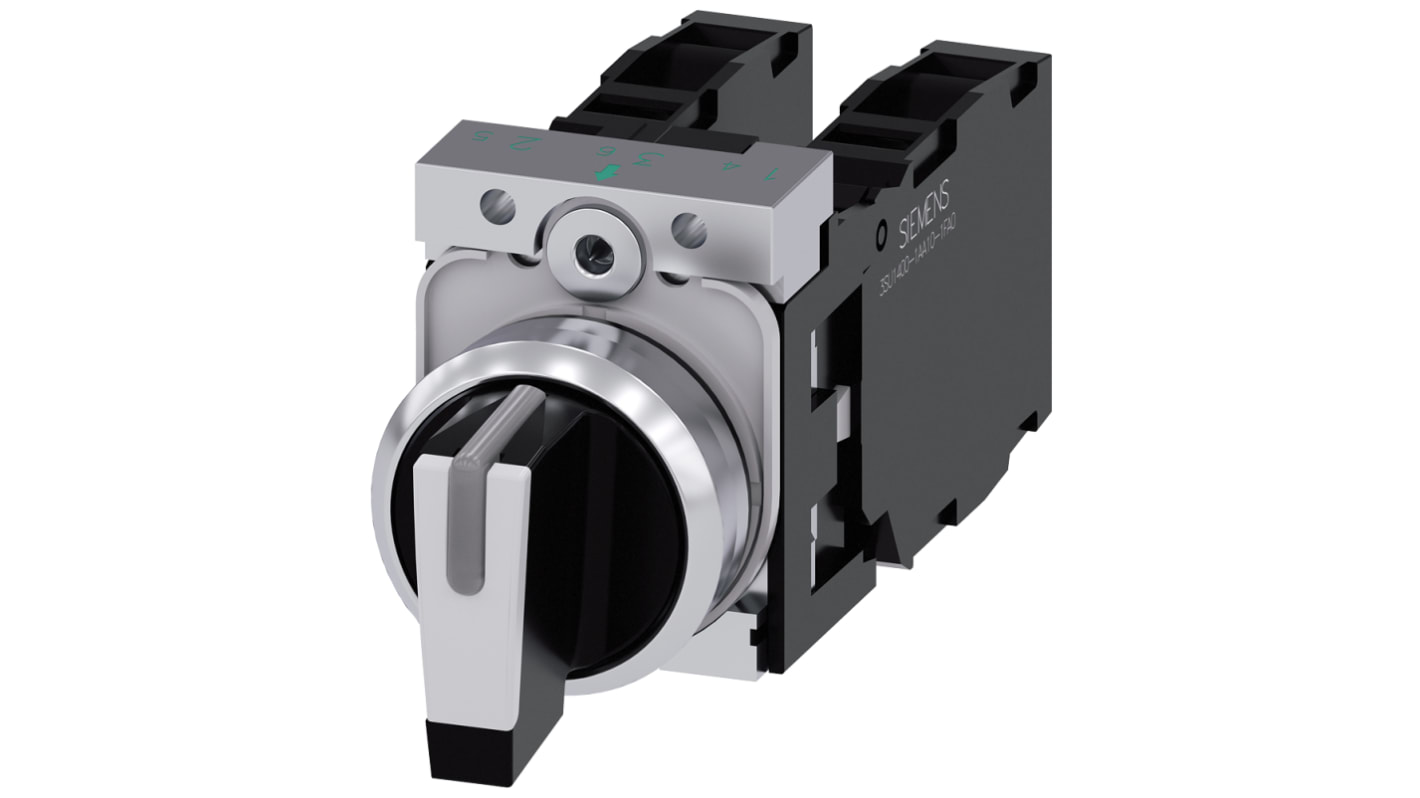 3SU1150-2BM60-1LA0 | Siemens 3 Position Selector Switch -, Illuminated | RS