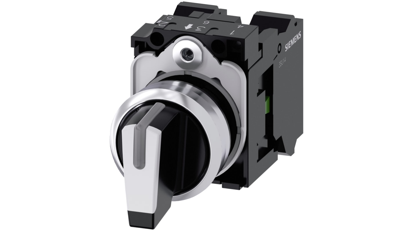 3SU1150-2BL60-3NA0 | Siemens Selector Switch -, Illuminated 3 Positions | RS