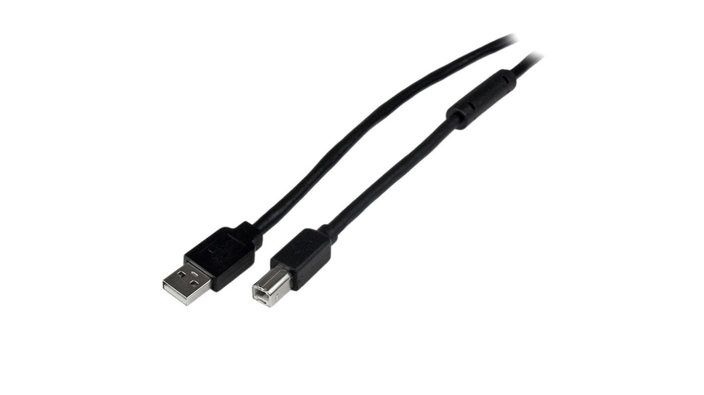 USB2HAB65AC | StarTech.com USB 2.0 Cable, Male USB A to Male USB B USB ...