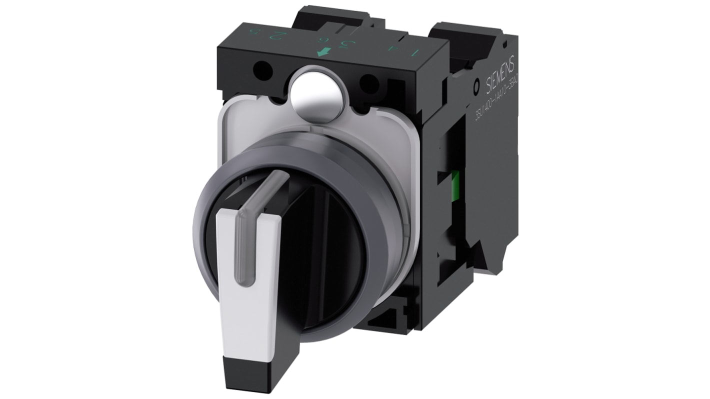 3SU1130-2BM60-3NA0 | Siemens Selector Switch -, Illuminated 3 Positions ...