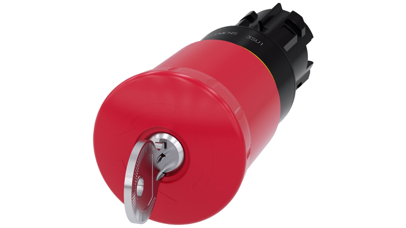 3SU1000-1HN20-0AA0 | Siemens 3SU1 Series Key Release Emergency Stop ...