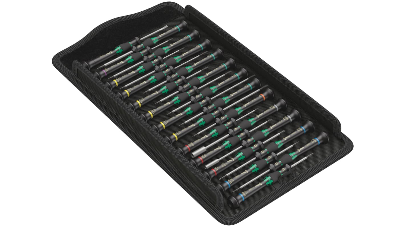 05134000001 | Wera Phillips; Slotted Precision Screwdriver Set, 25 ...