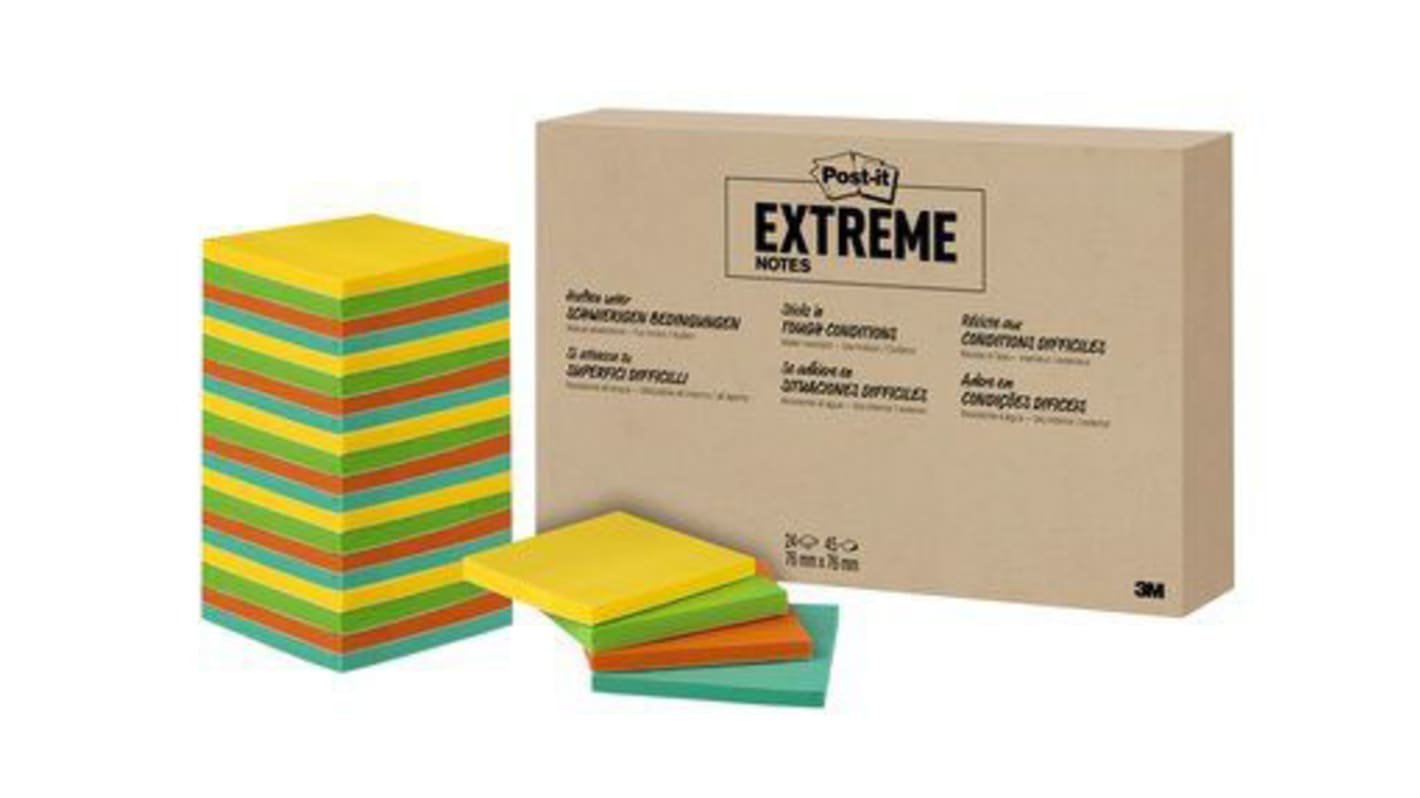 EXT33M-24-EU1 | Post-It Assorted Sticky Note, 24 Notes per Pad, 76mm x ...