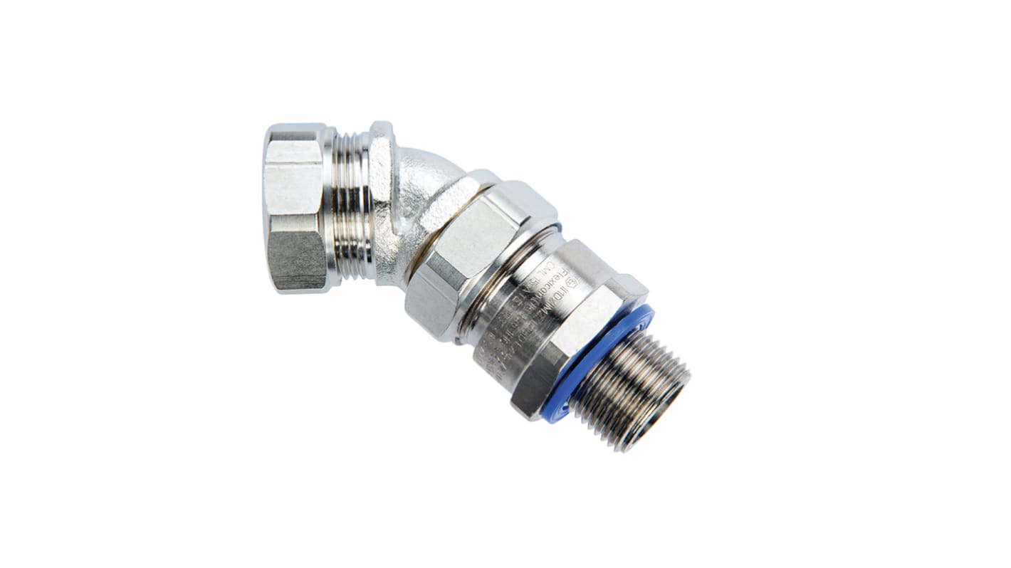 LTP20-M20-EXD-45 | Flexicon 45° Elbow, Conduit Fitting, 20mm Nominal ...